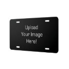Create-Your-Own Photo Upload License Plate | Zazzle