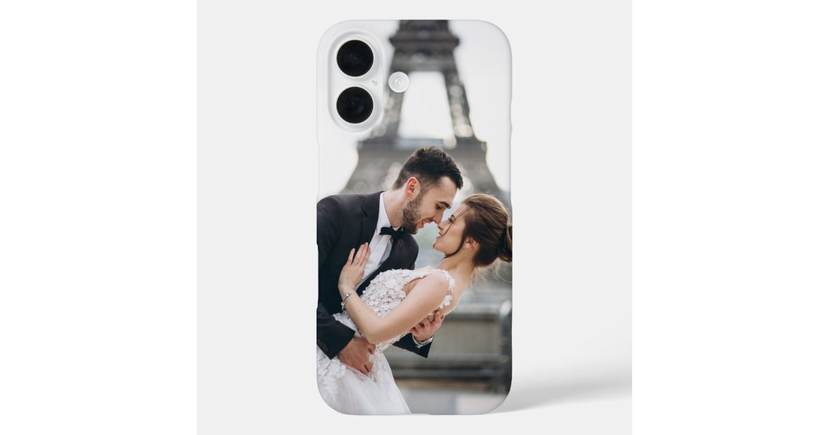 Create Your Own Photo Wedding Romantic Love Case-Mate iPhone Case | Zazzle