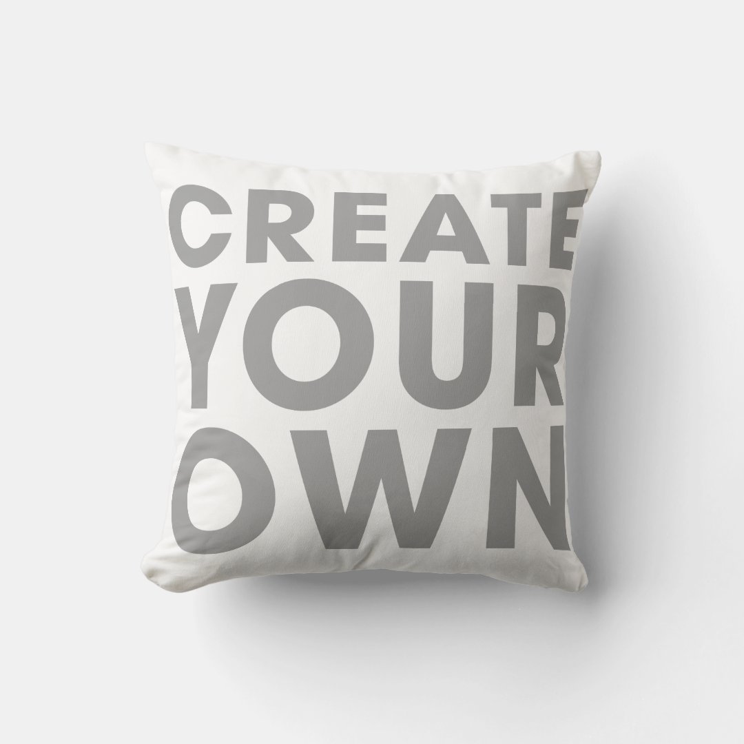 Create Your Own Pillow | Zazzle
