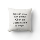 Create Your Own Pillow to Design Your Own | Zazzle