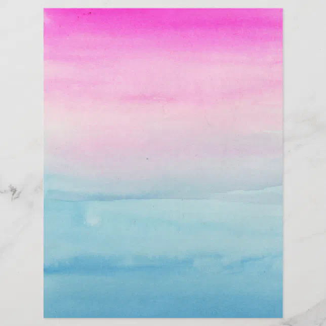 Create Your Own Pink And Blue Ombre Flyer | Zazzle