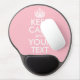 Create Your Own Pink Keep Calm and Your Text Gel Mouse Pad | Zazzle