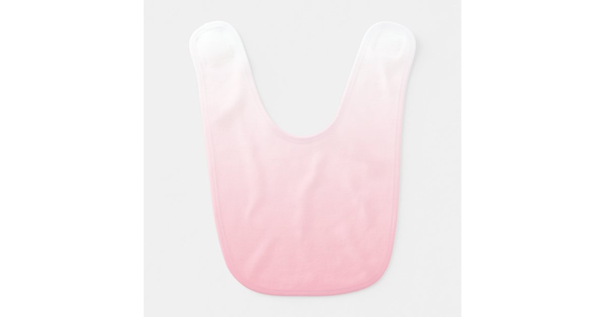 Create Your Own Pink Ombre Baby Bib | Zazzle