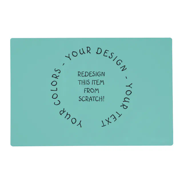 Create Your Own Placemat | Zazzle