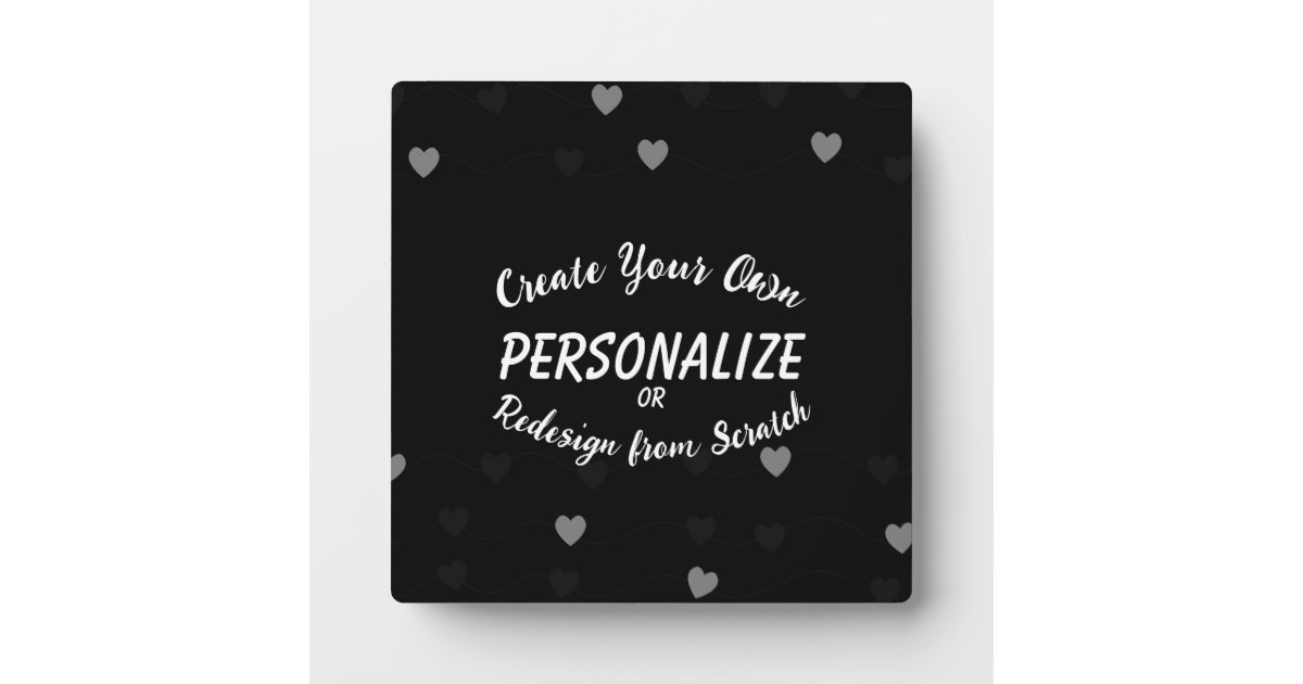 Create Your Own Plaque | Zazzle