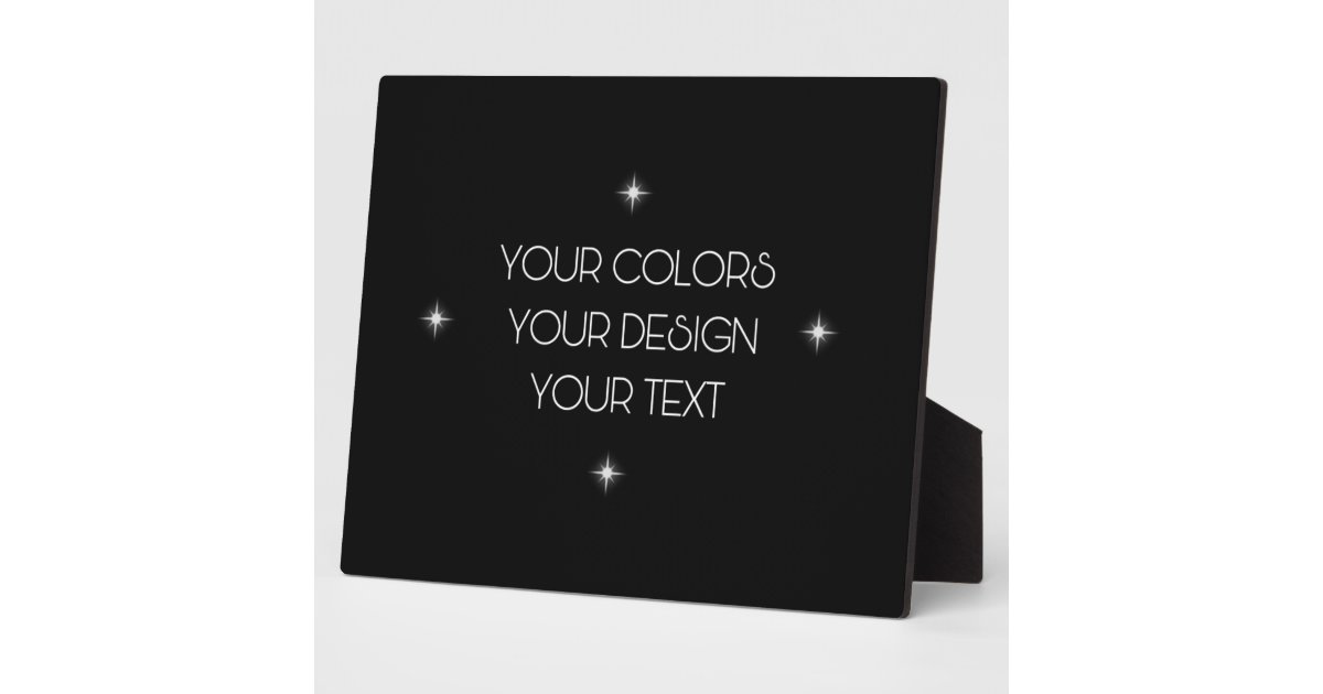 Create Your Own Plaque | Zazzle