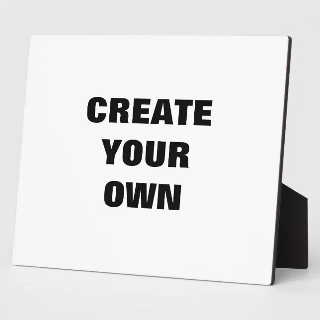 Create Your Own Plaque | Zazzle