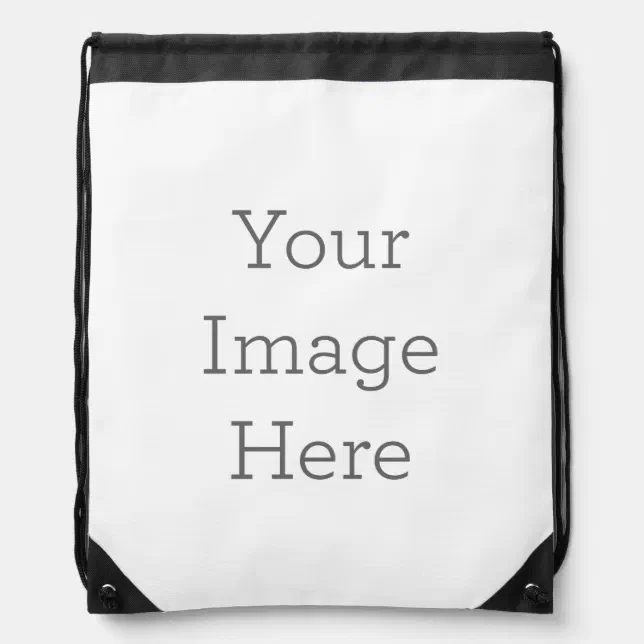 Create Your Own Polyester Drawstring Backpack | Zazzle