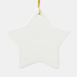 Create Your Own Porcelain Star Ornament | Zazzle