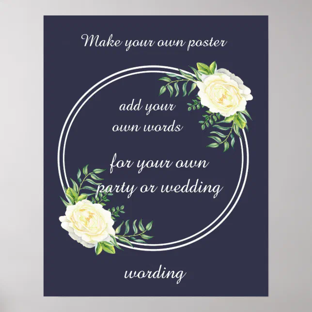Create your own poster print | Zazzle