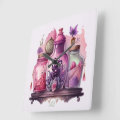 Create Your Own Potion Bottles Square Wall Clock | Zazzle