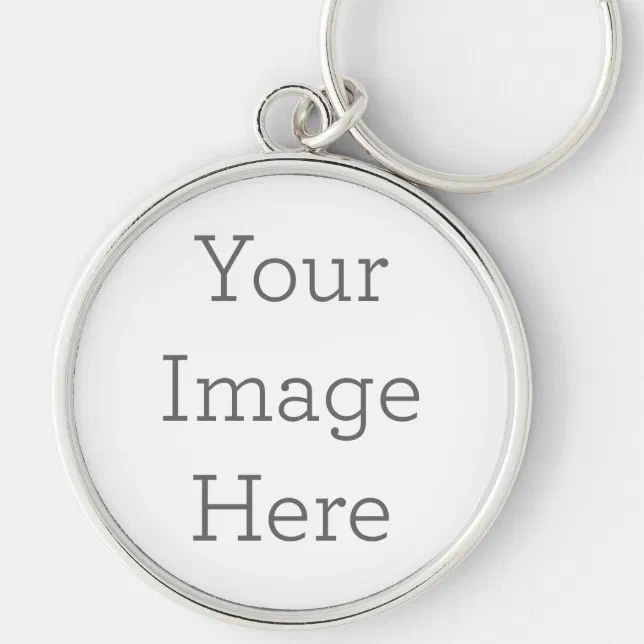 Create Your Own Premium Round Keychain, Large Keychain | Zazzle