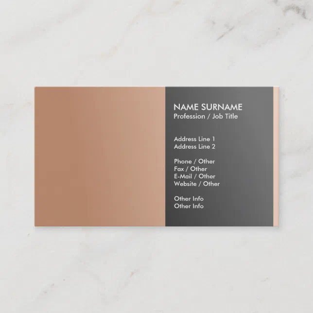 Create Your Own Professional Elegant Classy Business Card | Zazzle
