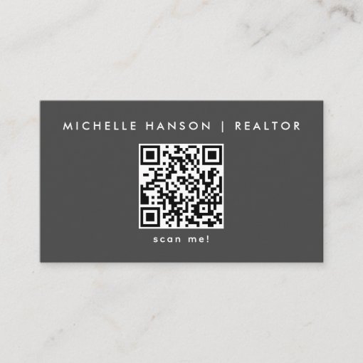 Create your Own QR Code Custom Colors QR Code Business Card | Zazzle