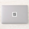 Create Your Own QR Code Promotional Sticker | Zazzle