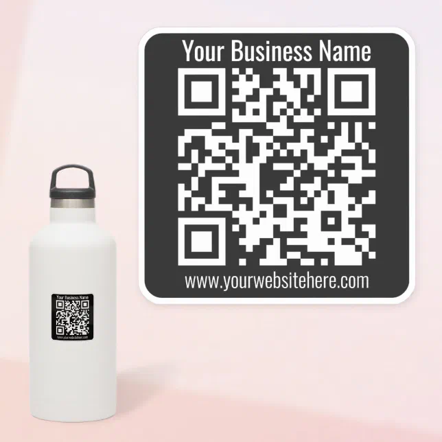 Create Your Own QR Code | Transperant Sticker | Zazzle