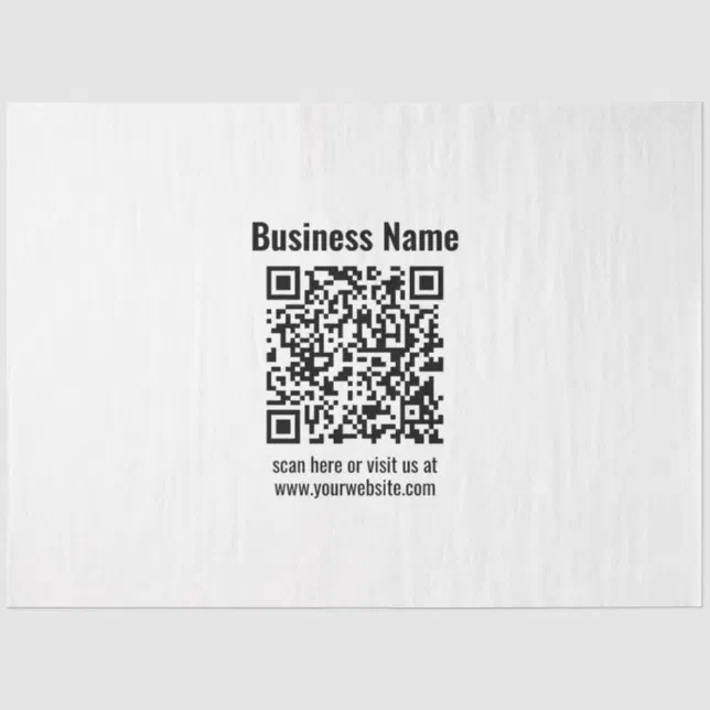 Create Your Own QR Code | Transperant Tissue Paper | Zazzle
