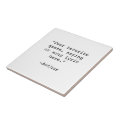 Create Your Own Quote Ceramic Tile | Zazzle