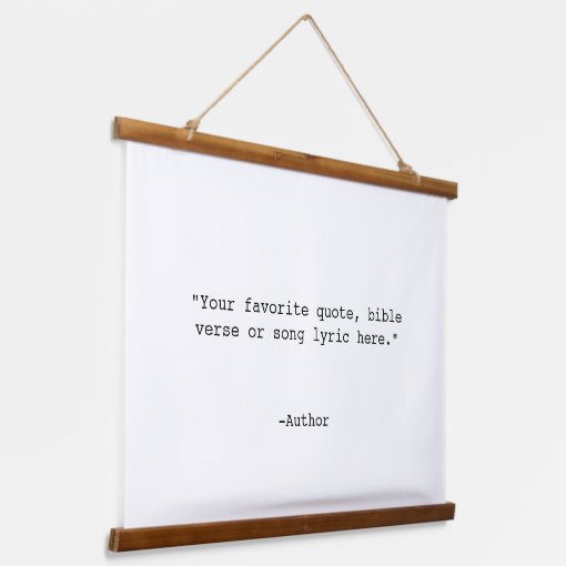 Create Your Own Quote Hanging Tapestry | Zazzle