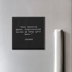 Create Your Own Quote Magnet | Zazzle