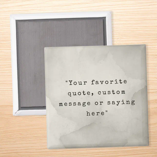 Create Your Own Quote Magnet | Zazzle