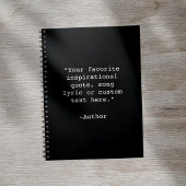 Create Your Own Quote Notebook | Zazzle