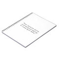Create Your Own Quote Notebook | Zazzle