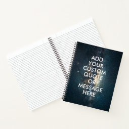 Create Your Own Quote Notebook | Zazzle