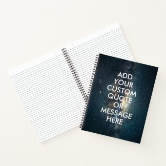 Create Your Own Quote Notebook | Zazzle