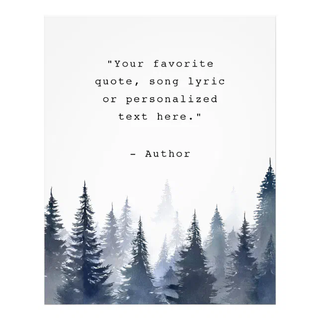 Create Your Own Quote Photo Print | Zazzle