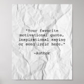 Create Your Own Quote Poster | Zazzle