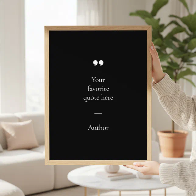 Create Your Own Quote Poster | Zazzle