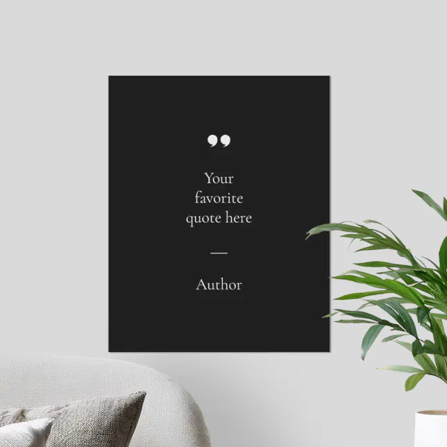 Create Your Own Quote Poster | Zazzle
