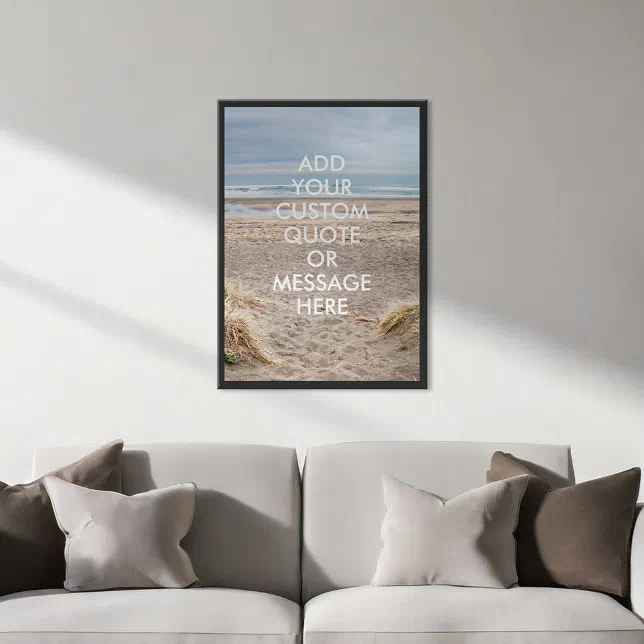 Create your own quote poster | Zazzle