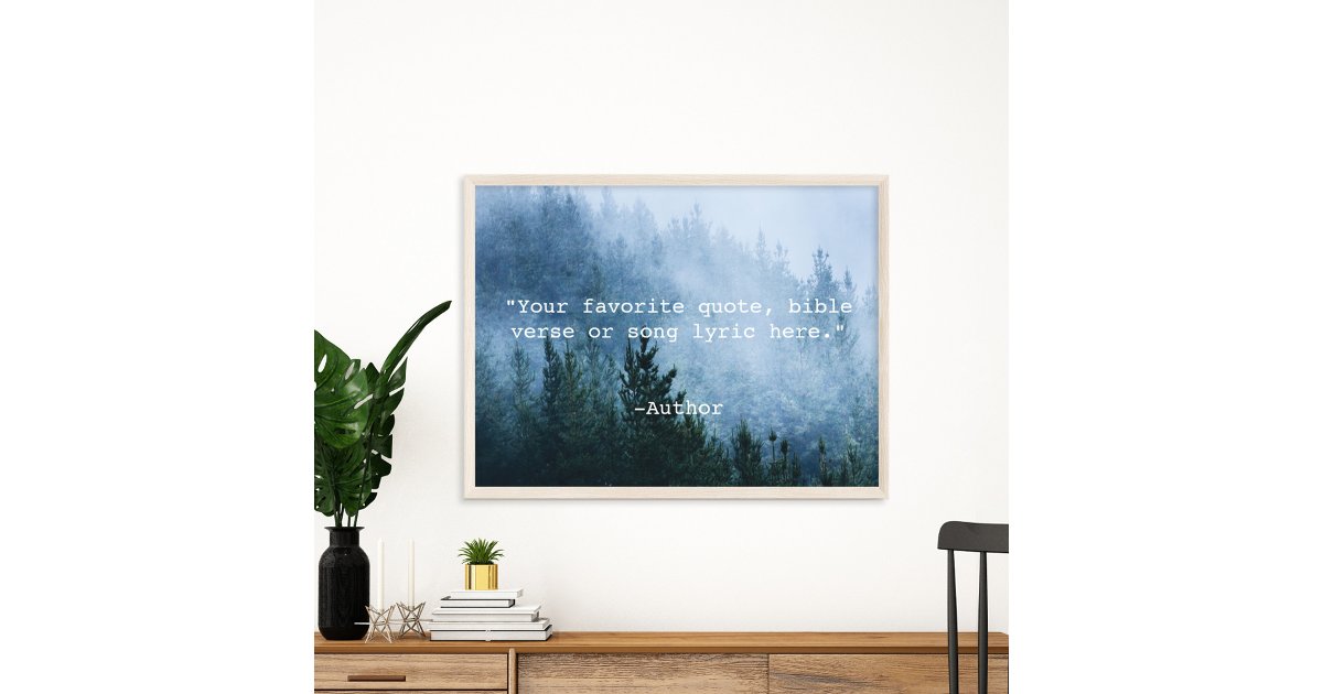 Create Your Own Quote Poster | Zazzle