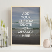 Create your own quote poster | Zazzle