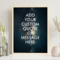 Create your own quote poster | Zazzle
