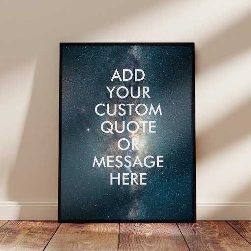 Create your own quote poster | Zazzle