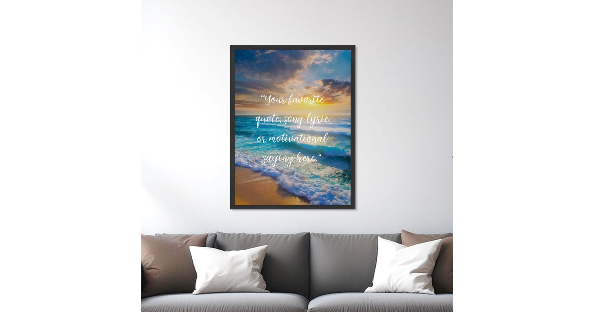 Create Your Own Quote Poster | Zazzle