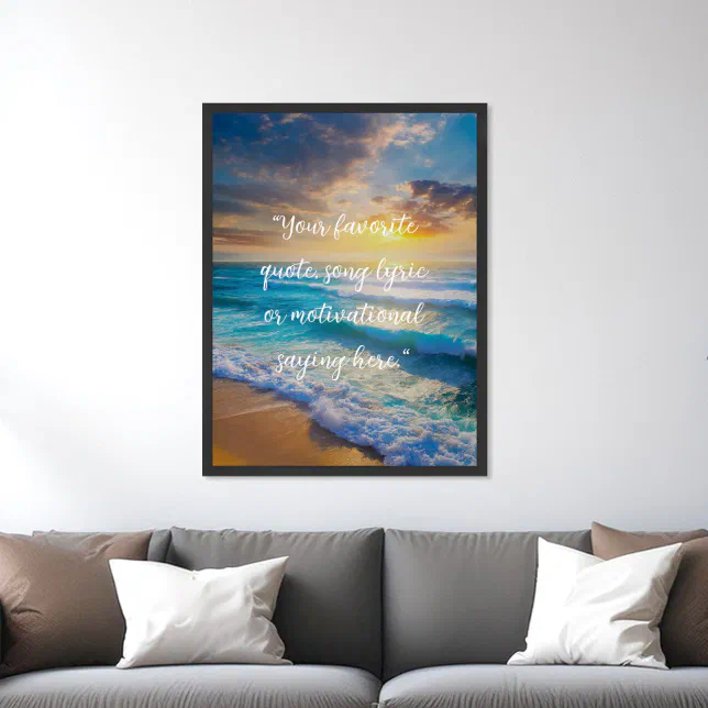 Create Your Own Quote Poster | Zazzle