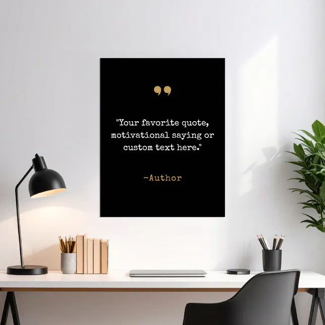 Create Your Own Quote Poster | Zazzle