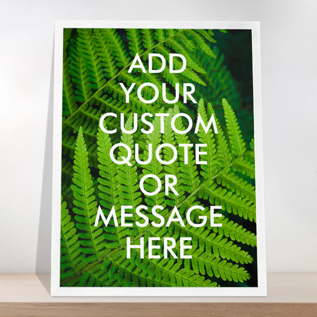 Create Your Own Quote Poster | Zazzle