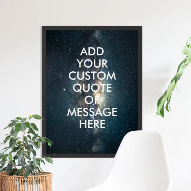 Create your own quote poster | Zazzle