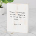Create Your Own Quote Wooden Box Sign | Zazzle