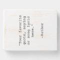 Create Your Own Quote Wooden Box Sign | Zazzle