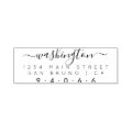 Create Your Own Rectangular Family Return Address Self-inking Stamp ...