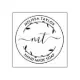 Create Your Own Round monogram initials Rubber Stamp | Zazzle