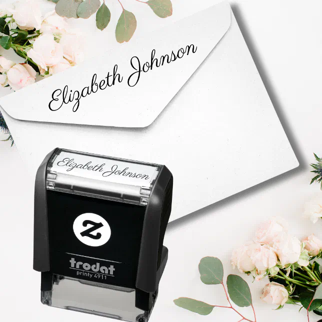 Create Your Own Signature Personalized Self-inking Stamp | Zazzle