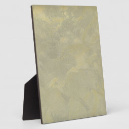 Create Your Own Silver And Gold Metallic Plaster Plaque | Zazzle