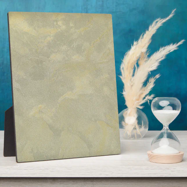 Create Your Own Silver And Gold Metallic Plaster Plaque | Zazzle